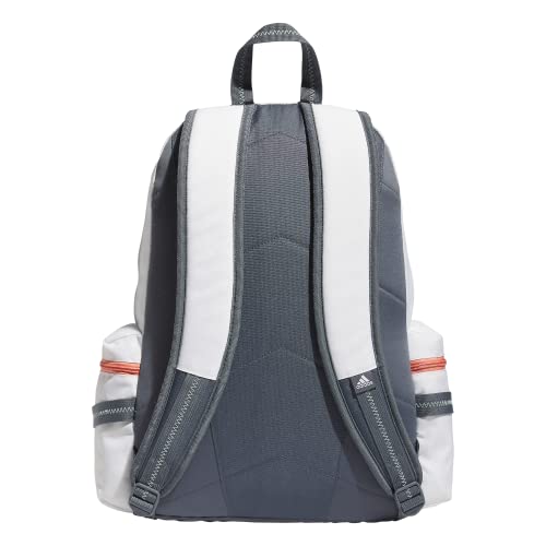 adidas City Icon Backpack, White/Onix Grey/Wonder Clay, One Size