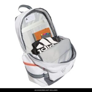 adidas City Icon Backpack, White/Onix Grey/Wonder Clay, One Size