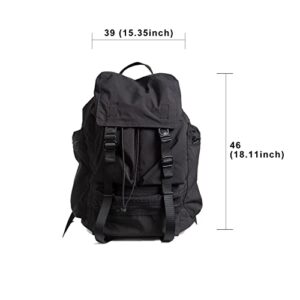 Aelfric Eden Mens Japanese Backpack Vintage Techwear Backpack Laptop Bag Hiking Hip Hop Rucksack Casual Streetwear Knapsack