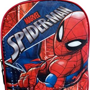 Fast Forward Spider-Man 11" Mini Backpack (Navy Blue-Red)