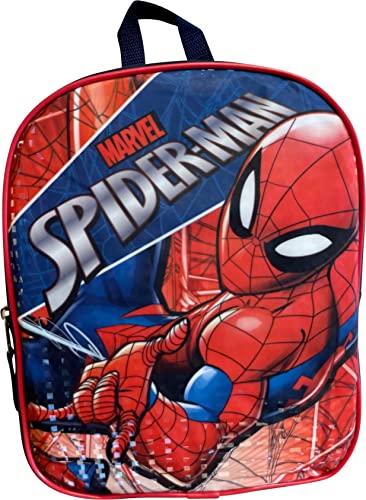 Fast Forward Spider-Man 11" Mini Backpack (Navy Blue-Red)