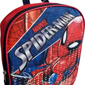 Fast Forward Spider-Man 11" Mini Backpack (Navy Blue-Red)