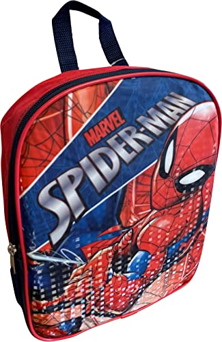 Fast Forward Spider-Man 11" Mini Backpack (Navy Blue-Red)