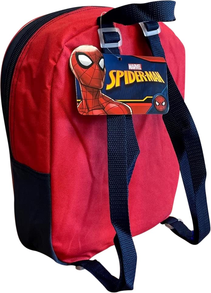 Fast Forward Spider-Man 11" Mini Backpack (Navy Blue-Red)