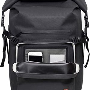 Knomo Hamilton 15 inch Waterproof Laptop Roll Top Backpack Men Travel Rucksack Casual Hiking Daypack