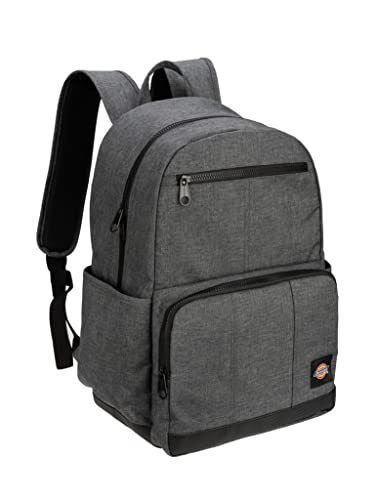 Dickies Journeyman Backpack Classic Logo Water Resistant Casual Daypack for Travel Fits 15.6 Inch Notebook (Charcoal)