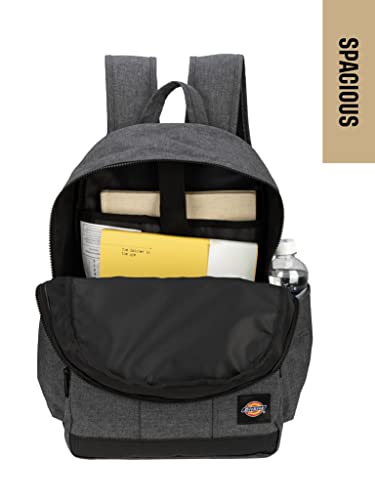 Dickies Journeyman Backpack Classic Logo Water Resistant Casual Daypack for Travel Fits 15.6 Inch Notebook (Charcoal)