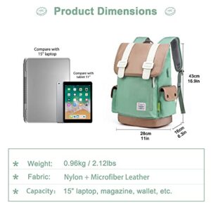 WindTook Laptop Backpack for Women Computer Bag 15 Inch College Bookbag Travel Backpack Purse Daypack Work Bagpack with USB Port