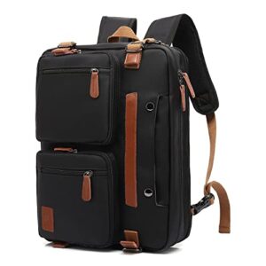 petite simone 3 in 1 computer bag for men, 17.3 inch laptop backpack for men & women, work bag for men, work briefcase, laptop bag