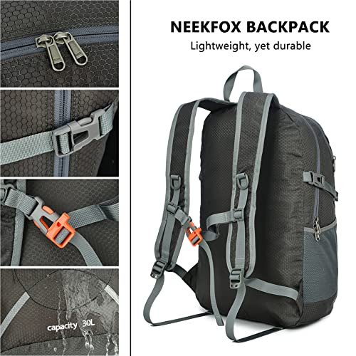 NEEKFOX 30L Hiking Backpack Foldable Lightweight Packable Sports Travel Daypack