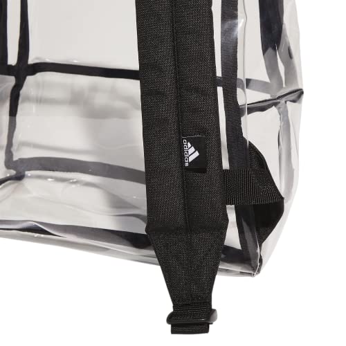 adidas Backpack, Clear/Black, One Size