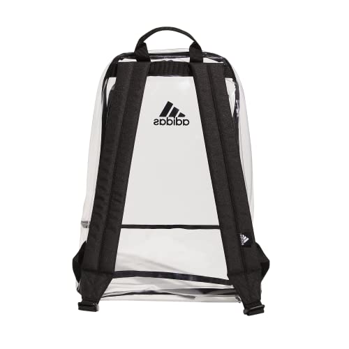 adidas Backpack, Clear/Black, One Size