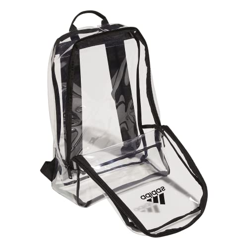 adidas Backpack, Clear/Black, One Size