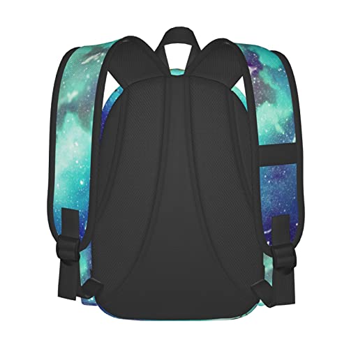 Towerfutu Backpack Casual Bookbag Unisex Book Bag Lightweight Rucksack Travel Daypack Black