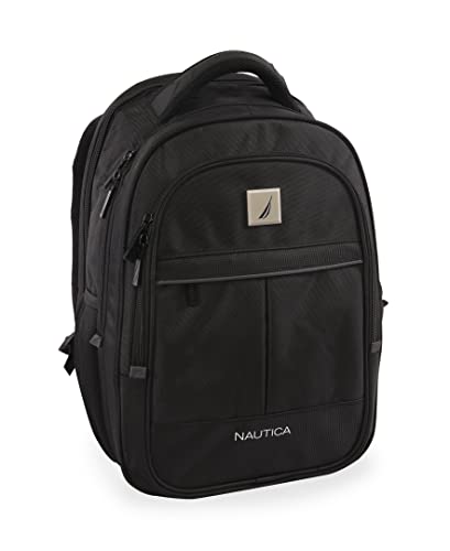 Nautica Ensign Business Backpack, Black, One Size