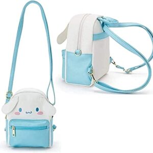 TUMPETY Anime Doll Cosplay Light Blue Bag Kawaii Mini Backpack Cute Cosplay Backpack Girl Doll Handbag (Blue)