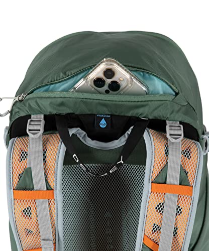 Osprey Hikelite 26L Unisex Hiking Backpack, Pine Leaf Green, One Size