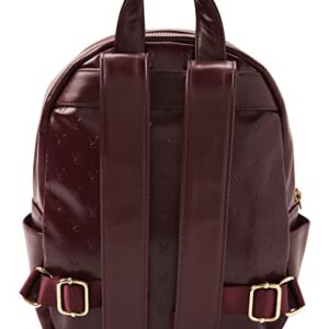 Spencer's Wine Embossed Playboy Mini Backpack