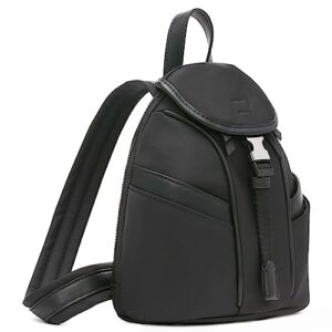 Calvin Klein Shay Organizational Mini Backpack, Black/Silver