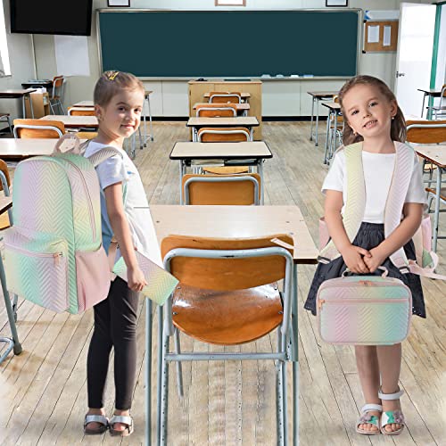 Boczif Kids Backpack with Lunch Bag and Pencil Case, Toddler Backpack for Boys and Girls, Childrens Schoolbag for Kindergarten, School, Travel