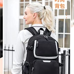 TPSTBAY Anime Casual Daypack Cartoon Travel Bookbag Oxford Laotop Backpack with USB Port Shoulder Bags For Women,Men(23)