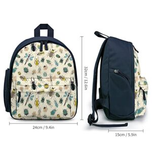 Insect Unisex Backpack Lightweight Laptop Shoulder Bag Causal Daypack Outdoor Bags