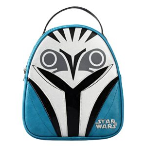 bioworld star wars bo katan helmet cosplay women's mini backpack