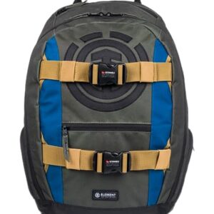 Element Men's Mohave Backpack – Lightweight Bookbag – with Skate Straps, Forest Night, One Size