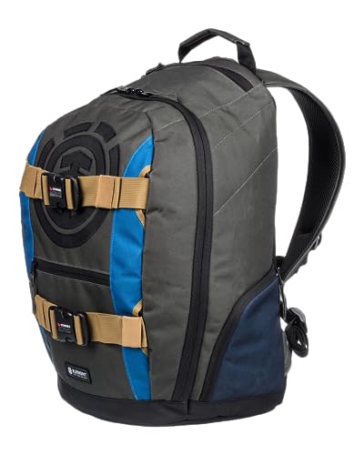 Element Men's Mohave Backpack – Lightweight Bookbag – with Skate Straps, Forest Night, One Size