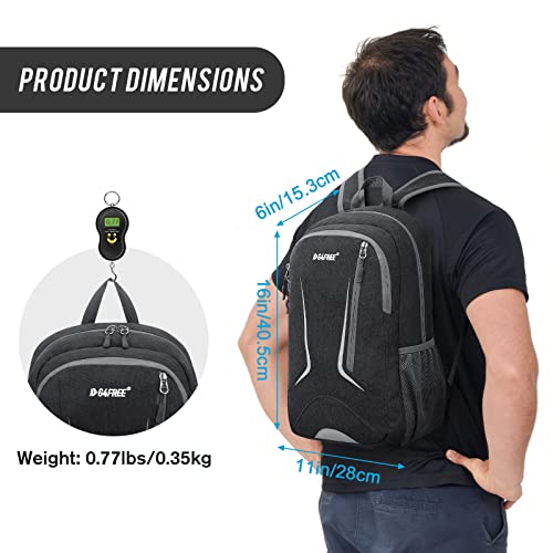 G4Free Sling Bags Small Cross Body Sling Backpack 16L Hiking Daypack, RFID Small Backpack for Men Women