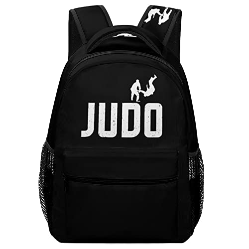 Judo Design Laptop Backpack Fashion Shoulder Bag Travel Daypack Bookbags for Men Women