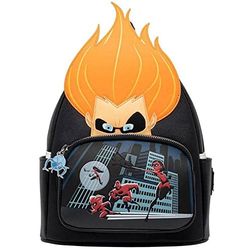 Loungefly Disney Pixar The Incredibles Villains Scene Syndrome Backpack