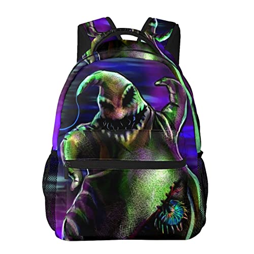 ORPJXIO Backpack Oogie Anime Boogie Double Shoulder Bag for Unisex Laptop Bagpack Large Capacity Travel Backpack for Hiking Work Camping