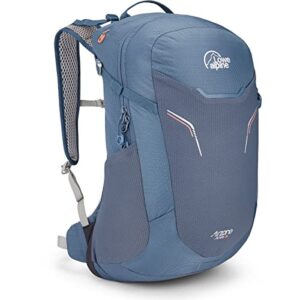 lowe alpine airzone active backpack for day hiking and outdoors, airzone active 26 liter, orion blue