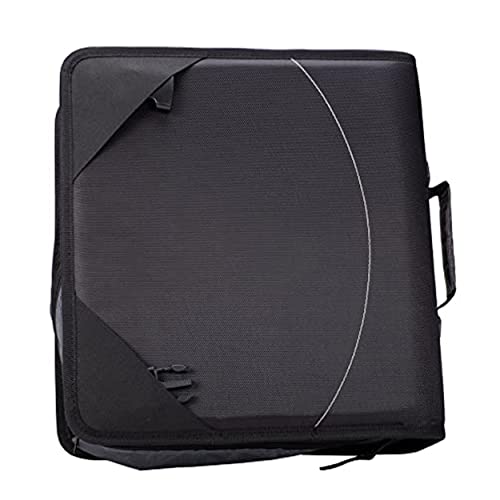 Case-it Universal Dual Binder Pack, 2 Set of 2” D-Ring Dual, W/Removable File Folder Hold Down Pages, Backpack Style Straps, Padded Laptop Pocket, Front Flap Pocket, Laptop Storage