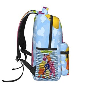 Pobecan The Anime Backyardigans Backpack Funny Laptop Back Pack Book Bag Hiking Outgoing Daypack For Women Mens