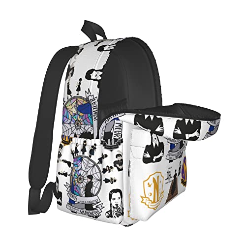 Wednesdoy Dance Backpack Bookbag bag 3d Casual Light Weight Wednesdoy Backpacks For Girls