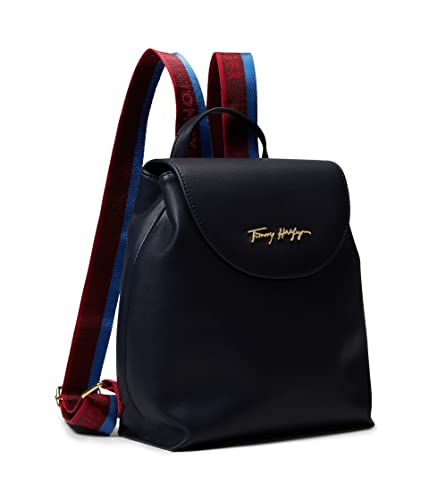 Tommy Hilfiger Rory Flap Backpack PVC Tommy Navy One Size