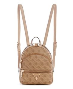 guess manhattan backpack, latte logo