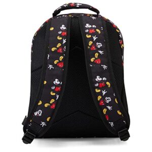 Mickey Mouse Allover Bookbag Backpack - Mickey Mouse Allover School Bag - Backpack for Boys, Girls, Kids, Adults (Black)