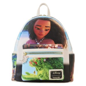 loungefly disney moana princess scene double strap shoulder bag