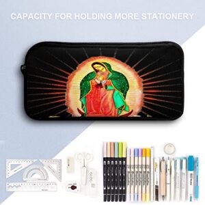 Waygotee Our Lady of Guadalupe Virgin Mary Bookbag Backpack Laptop Travel Bag Unisex for Adult Gifts 17 Inches 3 piece set