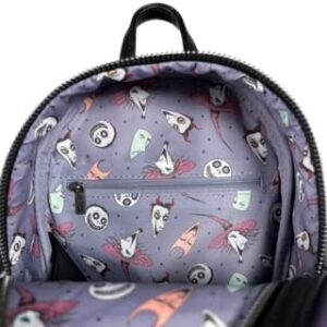 Loungefly Disney Nightmare Before Christmas Lock Shock & Barrel Mini Backpack