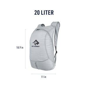 Sea to Summit Ultra-Sil Ultralight Day Pack, 20-Liter, HighRise Grey