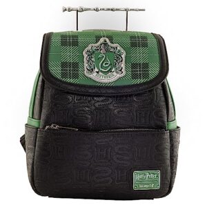 loungefly harry potter 'choose your house' collection: slytherin house mini-backpack, amazon exclusive