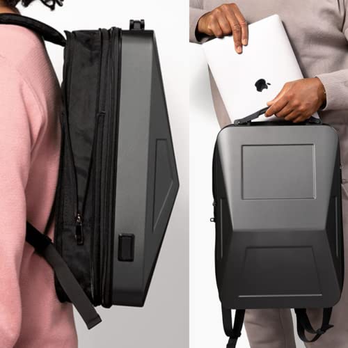 Cyberbackpack 2.0: Durable, Anti-Theft, Stylish, Expandable and Functional Laptop Backpack for Business, Gaming, and Travel with USB Charging for Men and Women