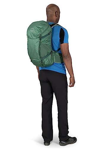 Osprey Skarab 30L Men's Hiking Backpack with Hydraulics Reservoir, Tundra Green, One Size