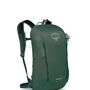 Osprey Skarab 18L Men's Hiking Backpack with Hydraulics Reservoir, Tundra Green, One Size