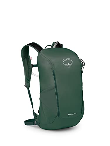 Osprey Skarab 18L Men's Hiking Backpack with Hydraulics Reservoir, Tundra Green, One Size