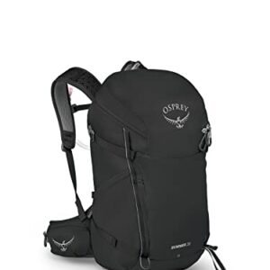 Osprey Skimmer 28L Women's Hiking Backpack with Hydraulics Reservoir, Black, One Size